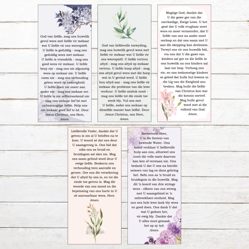 Gebed vir ‘n Bruid | Trou Idees