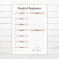 Maaltyd beplanner | Trou Idees