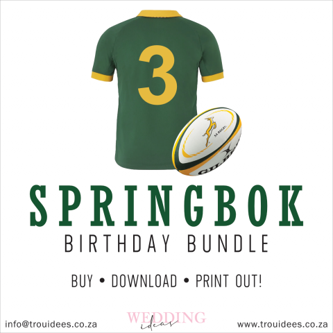 Springboks Children’s Party Stationery | Trou Idees