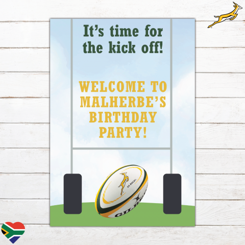 Springboks Children’s Party Stationery | Trou Idees