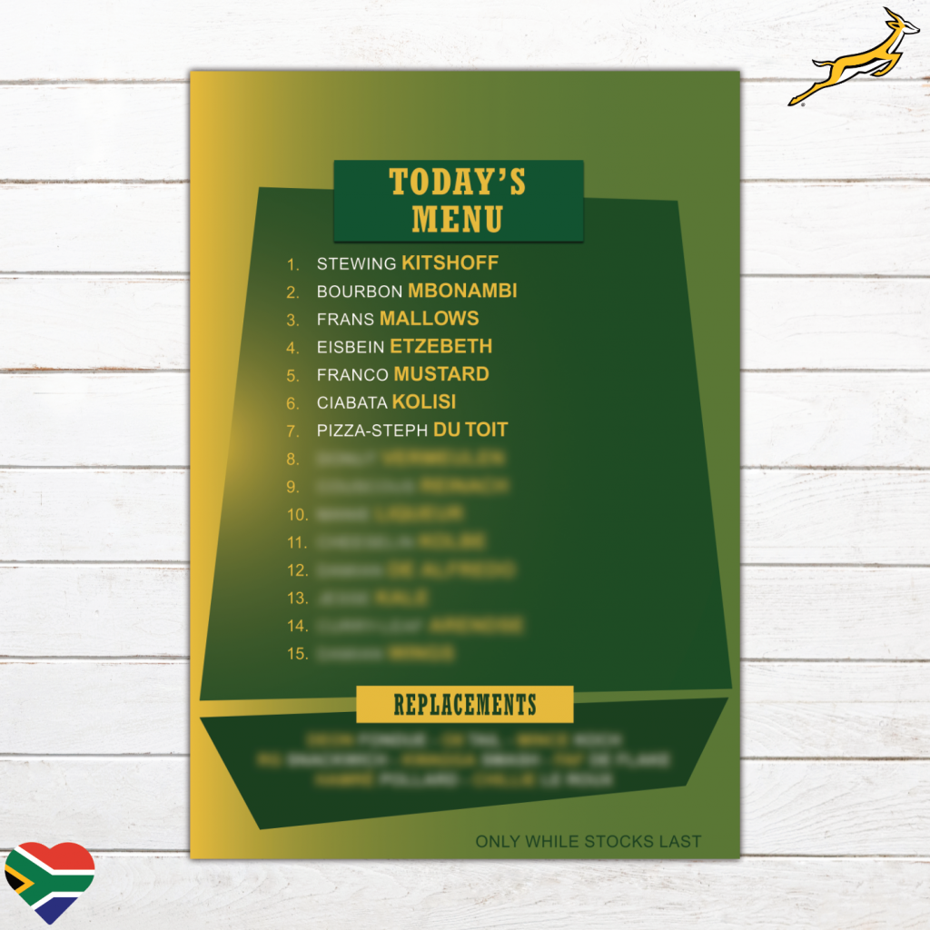 Springboks Children’s Party Stationery | Trou Idees
