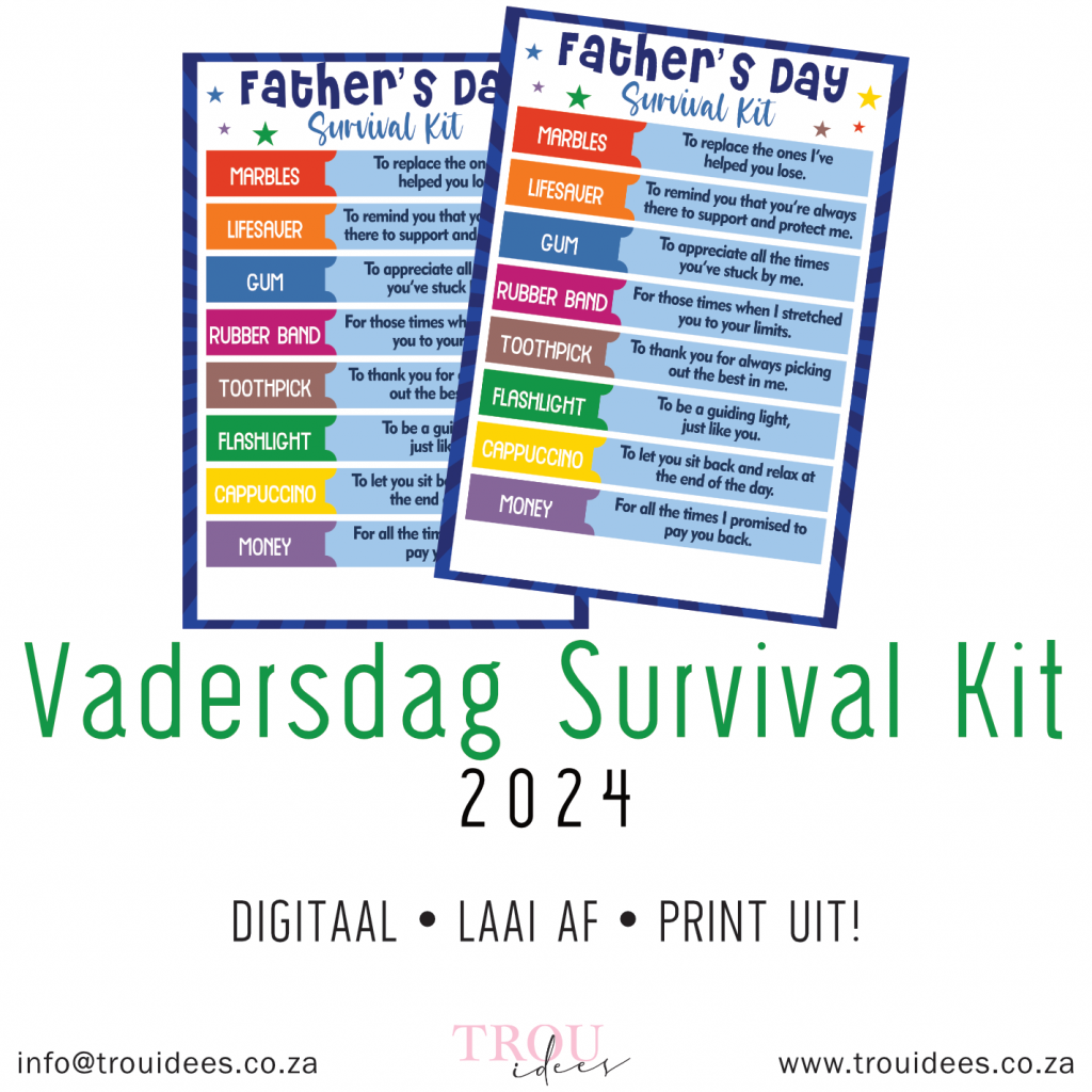 Vadersdag | Trou Idees
